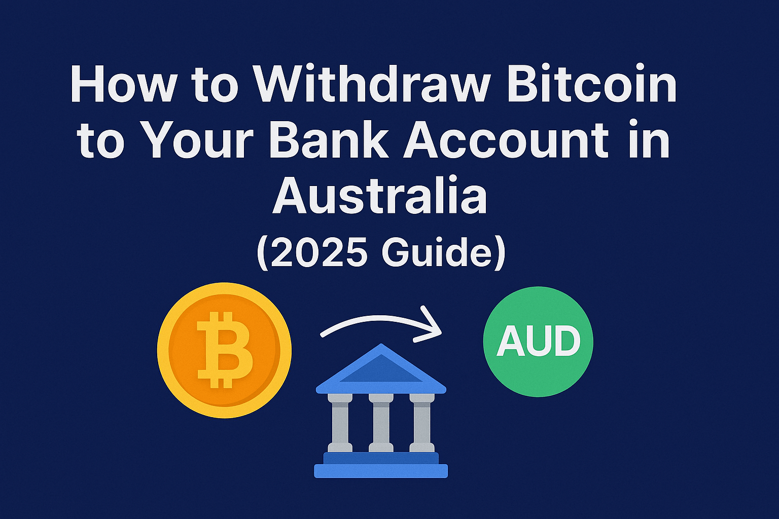 How to Withdraw Bitcoin to Your Bank Account in Australia (2025 Guide)